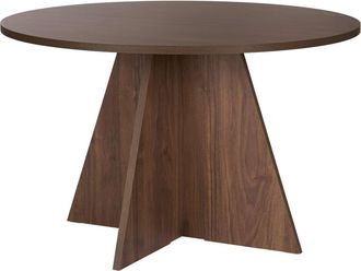 Hanah Home Holz Esstisch Virella - 120 x 120 x 75 cm - Nussbaum