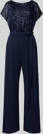 Swing Jumpsuit mit Paillettenbesatz