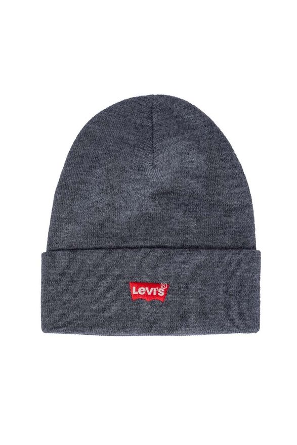Levi's Herren Red Batwing Embroidered Slouchy Beanie Strickmütze ...
