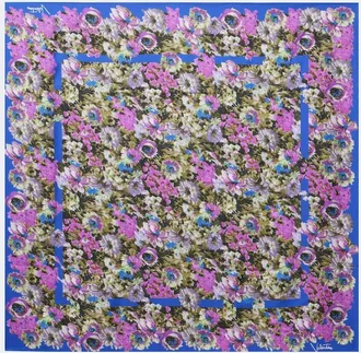 Valentino Garavani Foulard en soie &agrave; fleurs