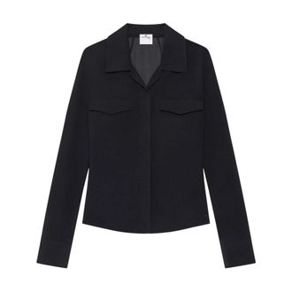 Courr&egrave;ges 2-Pocket Baumwollhemd - - Blouses & Shirts - Damen - Schwarzk - M