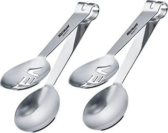 Westmark 2 Teebeutelzangen/-pressen/Mini-Squeezer, Teatime, Länge 12 cm, Rostfreier Edelstahl, 158422E3