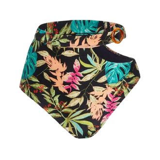 PatBo Schwarzer tropischer Bikinihose - - Swimwear - Damen - Mehrfarbig - S