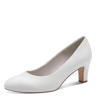 Tamaris Damen Pumps Vegan wei&szlig; 41