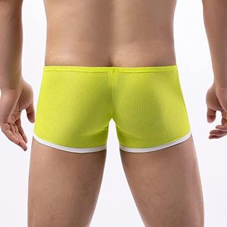 Generic Boxer pour homme, trompe d&eacute;l&eacute;phant, style r&eacute;tro, sans &eacute;tiquettes, confortable, respirant, doux et ajustement parfait, taille &eacute;lastique, sous-v&ecirc;tement 