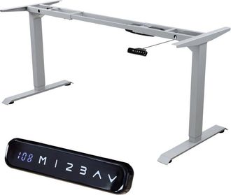 Albatros-Moebel Albatros h&ouml;henverstellbares Schreibtisch Tischgestell elektrisch LIFT S5 Schwarz Gestell, Tischbeine, Tischf&uuml;&szlig;e Metall Display 120Kg belastbar