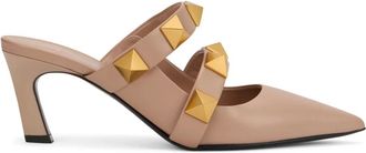 Valentino Garavani Femme, Chaussures, Rose, Taille: 38 1/2 EU Rockstud Mule