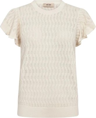 Mos Mosh MOS Mosh, Femme, Pulls, Beige, Taille: 36 FR Pulls &agrave; col rond