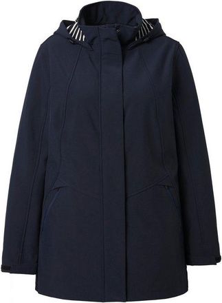 Ulla Popken Softshelljacke HYPRAR Softshelljacke A-Linie wasserdicht Kapuze