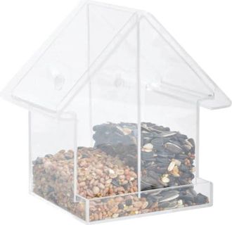 Esschert Design FB372 Fenster-Futterhaus aus Acryl