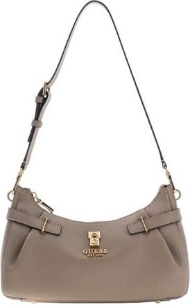 Guess sac &agrave; &eacute;paule Yesba Shoulder Bag Dark Taupe