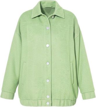 STUDIO UNTOLD Outdoorjacke Blouson Jacke l&auml;nger und oversized Wolloptik