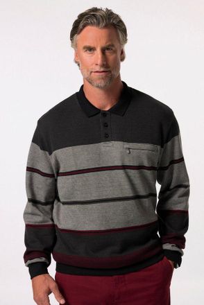 Boston Park Sweatshirt Sweatshirt Polokragen Brusttasche