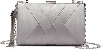 Collezione Alessandro Abendtasche Sydney aus softem Stoff 17cm x 11cm x 7cm