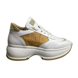 Alviero Martini 1A Classe Femme, Chaussures, Blanc, Taille: 36 EU Baskets blanches basses