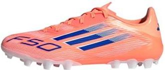 adidas Unisex F50 League 2G/3G Bottes en Gazon Artificiel, Beam Orange/Lucid Blue/Cloud White, 40 2/3