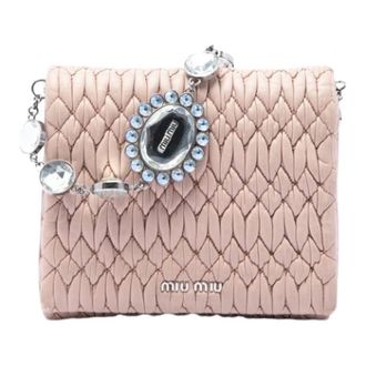Miu Miu Pre-owned Quilted Nappa Satchel - - Pre-owned - Damen - Rosa - ONE SIZE