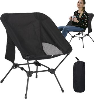 Generico Klappstuhl f&uuml;r Erwachsene, Campingsitz, Outdoor-Stuhl, f&uuml;r Konzerte, Sport, Party, Grill, Picknick, Park, Wandern, Reisende