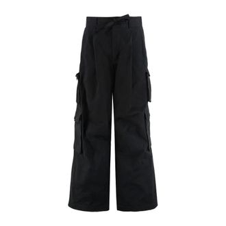 Dolce & Gabbana Homme, Pantalons, Noir, Taille: L Pantalon Cargo en Faille