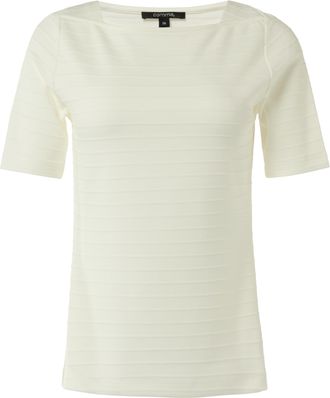 Comma T-Shirt mit Musterstruktur, 120, 36