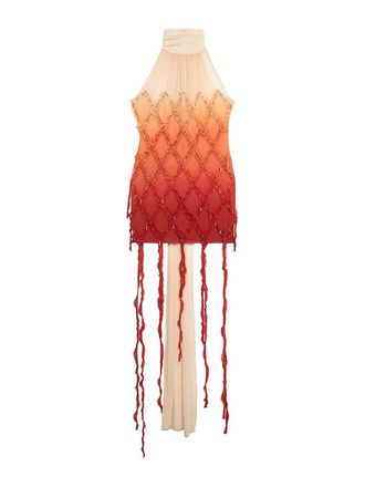 Blumarine Robe Au Genou - Orange