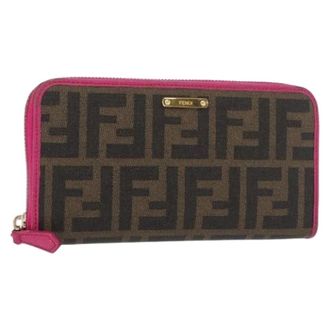 Fendi Pre-owned Toile petite-maroquinerie - Femme - Pre-owned - Brun - Taille: ONE Size