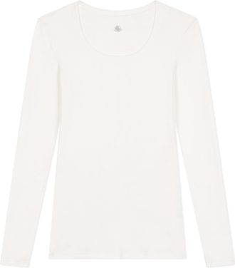 Petit Bateau Damen Tee Shirt Unterw&auml;sche Tag, Marshmallow, Large