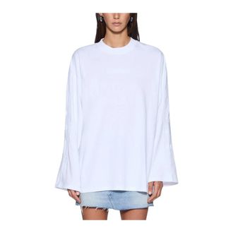 Ksubi Sott Altar Boyfriend LS Tee - - Tops - Damen - Wei&szlig; - M/L