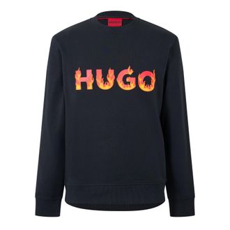 HUGO BOSS Hugo - Ditmo Sweatshirt f&uuml;r Herren, Regul&auml;r (Schwarz)