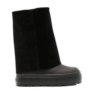 Casadei Femme, Chaussures, Noir, Taille: 37 EU Bottes Noires Rovescia
