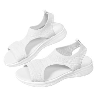 Generic Sandales Femme &eacute;t&eacute; Confortable Orthop&eacute;dique Bout Ouvert Chaussures Antid&eacute;rapant Respirantes D&eacute;Contract&eacute;Es Sandales de Plage Leger Boho Platform Sandal