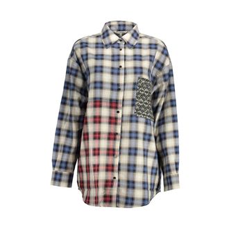 Desigual Chemise &agrave; manches longues - Femme - Blouses et Chemises - Multicolore - Taille: 38 FR
