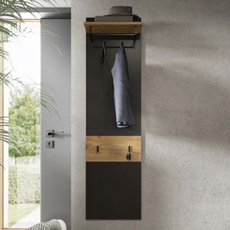 ebuy24 Portemanteau 45x29x165cm d&eacute;cor naturel - KANUT