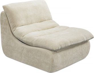 Habitat et Jardin Sessel Candela aus Strukturiertem Stoffbezug - 81 x 96 x 75 cm - Beige