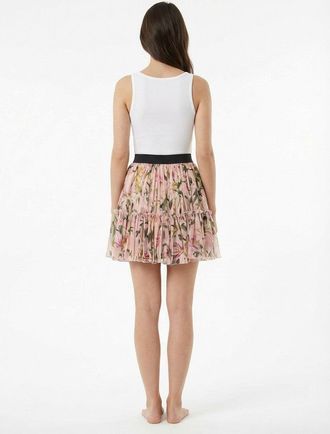 Dolce & Gabbana Womens Multicolor Silk Mini Skirt