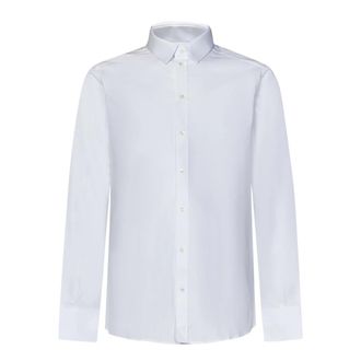 Dolce & Gabbana Wei&szlig;e Slim Fit Italienischer Kragen Hemd - - Shirts - Herren - Wei&szlig; - 3XL