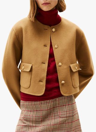 Tommy Hilfiger Veste unie en laine m&eacute;lang&eacute;e