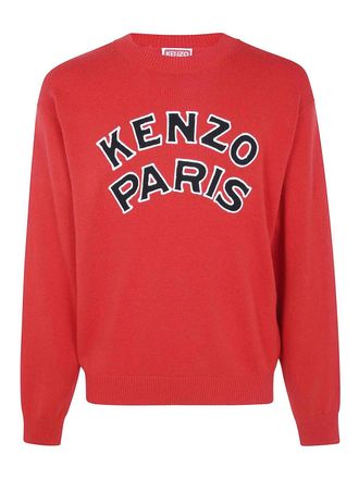 Kenzo Pull Col Rond - Rouge