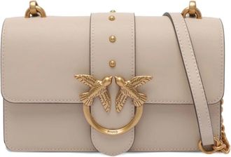 Pinko Pinko, Femme, Sacs, Beige, Taille: ONE Size Mini Sac Bandouli&egrave;re Love One