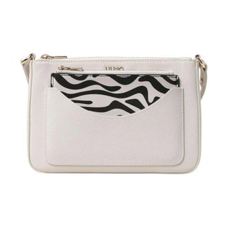 Liu Jo Femme, Sacs, Blanc, Taille: ONE Size Sac bandoulière à imprimé zèbre