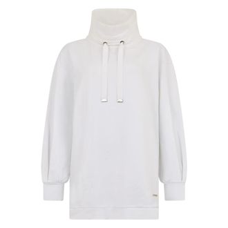 Moorer Dolomia Pullover mit hohem Kragen - - Sweatshirts & Hoodies - Damen - Wei&szlig; - XS