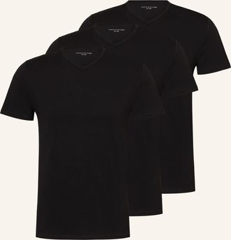 Tommy Hilfiger 3er-Pack V-Shirts schwarz