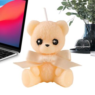 Generico B&auml;renkerzen f&uuml;r M&auml;dchen, aromatisch, dekorativ und &auml;sthetisch f&uuml;r zu Hause - Details f&uuml;r Kinderduschen mit, f&uuml;r Schlafzimmer, Wohnzimmer, Schreibtisch