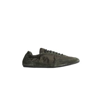 Prada Collapse Re-Nylon And Suede Sneakers