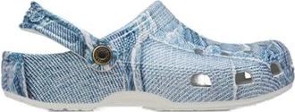 Crocs Sabots Classiques en Jean Unisexe pour Adulte, Denim Clair, 7 US Women/5 US Men