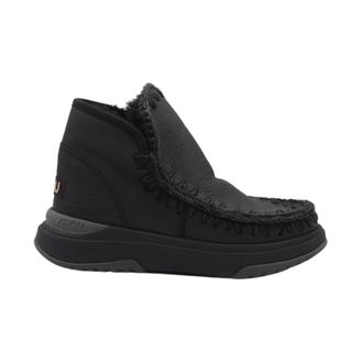 Mou Winter Leder Jogger Stiefel - - Shoes - Damen - Schwarzk - 36 EU