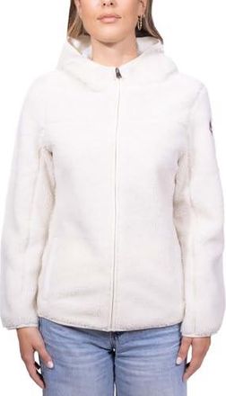 Napapijri Sweat-shirt pour femme Turnage Colorblock en polaire, ivoire (ral 1013), M