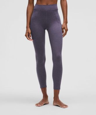 lululemon Legging taille haute Softy Suedey pour Femmes - 64 cm - Violet - Taille 12