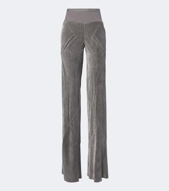 Rick Owens Weite Hose Bias aus Samt