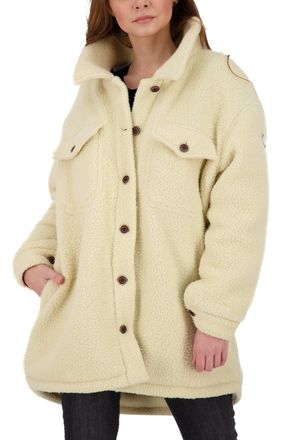 Alife And Kickin Damen Carolinaak Coat Wintermantel Damenjacke Warm Gefüttert XS-XXL, Creme, XL EU
